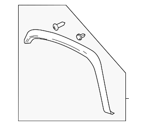 84859015 - Front Driver Side Wheel Opening Molding 2021-2022 Chevrolet Colorado | Chevrolet ...