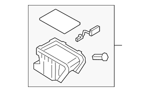 2023-2024 Lincoln Aviator Box Assembly Stowage LC5Z-78045A36-AM | OEM ...