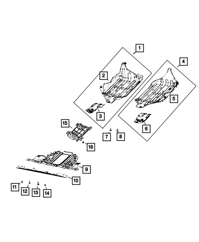 2023 Jeep Compass Oil Pan Skid Plate 68456735AB | My Mopar Parts