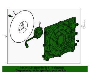 84847895 - Engine Cooling Fan 2020 GM | Gateway Buick GMC Parts