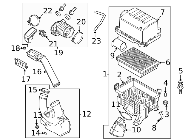 28112-J9000 - Lower Housing 2020-2024 Kia Soul | My Kia Parts