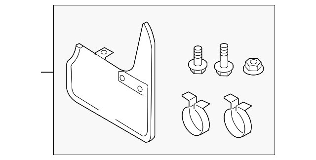 2022 2024 Volkswagen Rear Mudflap Splash Guards Set Of 2 Black | World ...