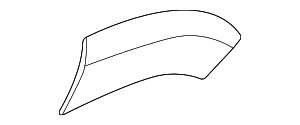 2022-2024 Volkswagen Taos Wheel Opening Molding 2GJ-854-990-A-9B9 | VW ...