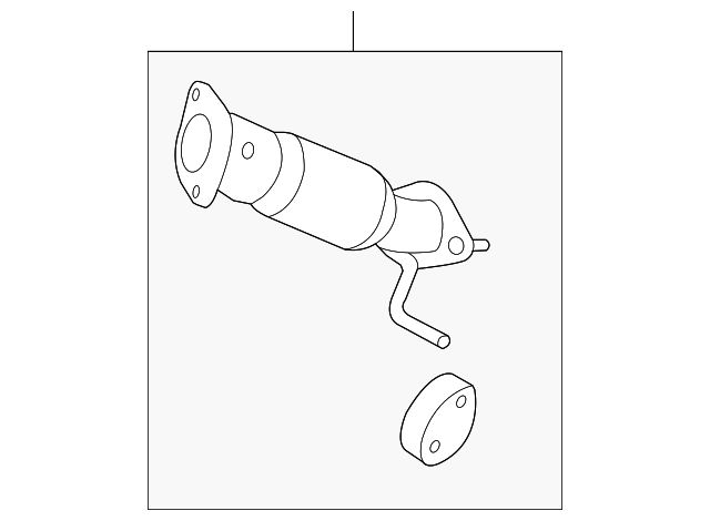 28610-3X450 - Exhaust Pipe - 2014-2017 Hyundai | World OEM Parts Hyundai