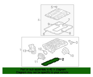 2019-2024 GM Supercharger Housing Gasket 12665158 GM | GMPartsDirect.com