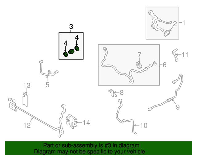 Genuine BMW 17-12-7-610-704 | Radiator Coolant Hose | FREE Shipping on ...