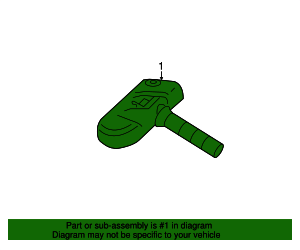 2004-2018 Volvo Tire Pressure Monitoring System (TPMS) Sensor 31445474 ...