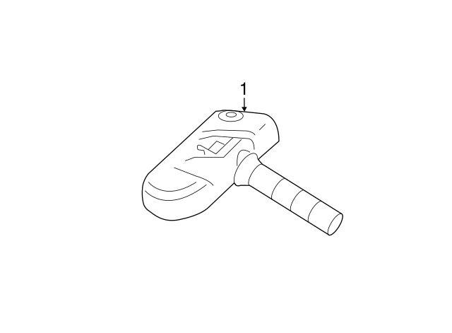 2004-2018 Volvo Tire Pressure Monitoring System (TPMS) Sensor 31445474 ...