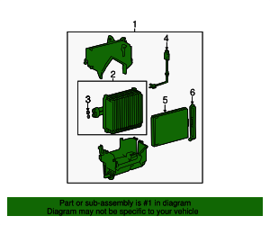 2003-2005 Hyundai Accent Evaporator Assembly 97601-25251 | OEM Parts Online