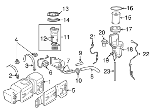 2006-2008 Dodge Tube 5093088AA | TascaParts.com