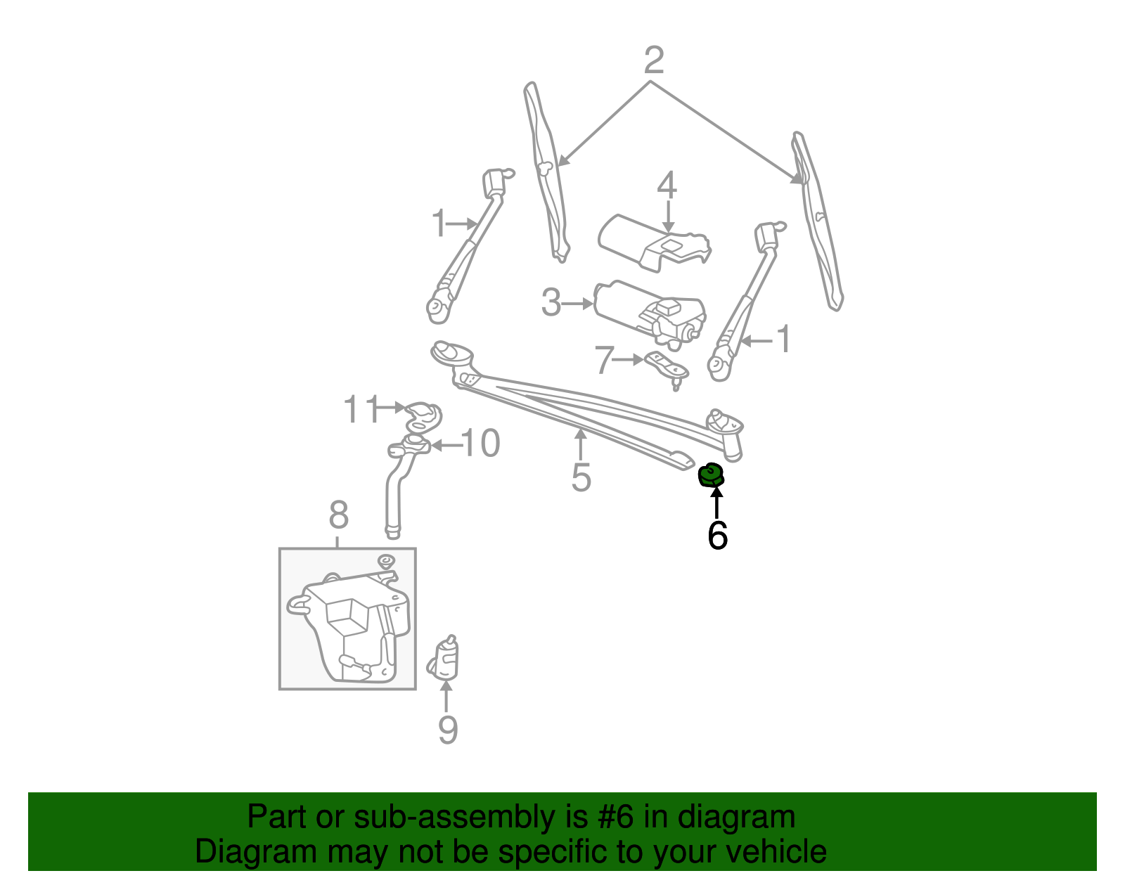 1992-2025 Ford Pivot Arm Clip E3TZ-17531-A | OEM Parts Online