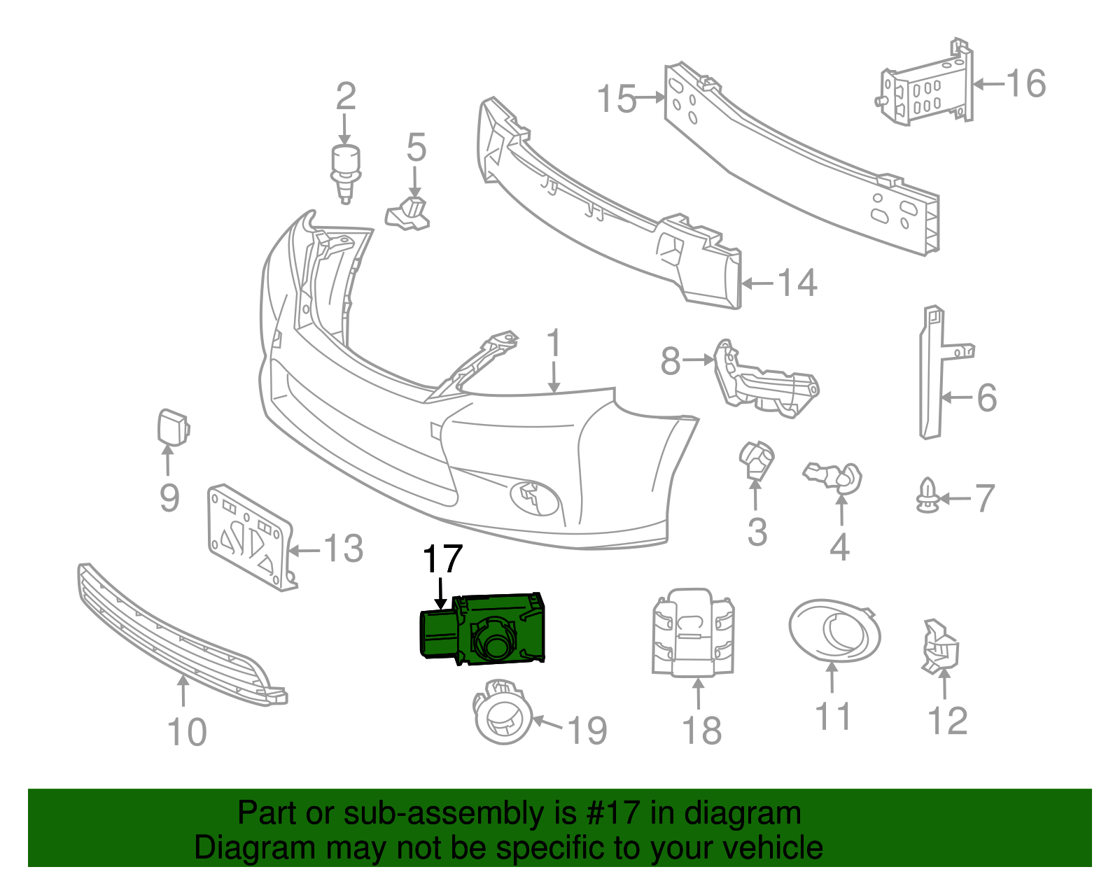 89341-33110-C1 - 2007-2012 Lexus - Sensor | My L Parts