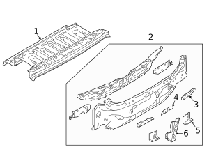 2016-2020 Toyota Rear Body Panel 58307-WB001 | Discount Parts Monster