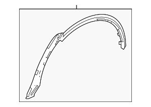 2022-2024 Acura MDX Opening Molding 74410-TYA-A00 | OEM Parts Online