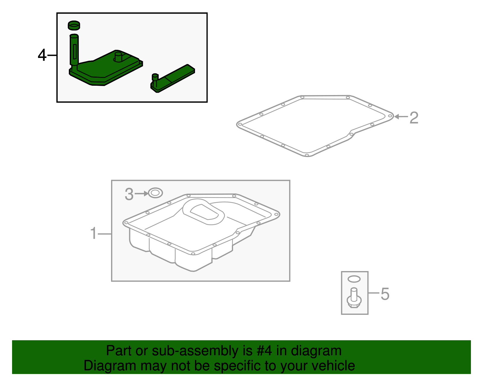 2008-2013 GM Automatic Transmission Fluid Filter Kit 19168277 GM ...
