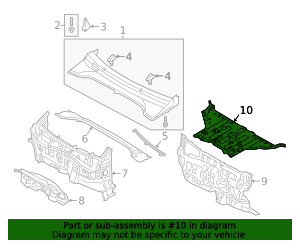 2019-2020 Hyundai Kona Electric Protect Shield 84191-K4000 | QuirkParts