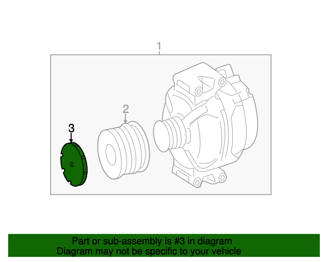 000-998-65-21 - Pulley Cap 2012-2018 Mercedes-Benz | Mercedes-Benz USA ...