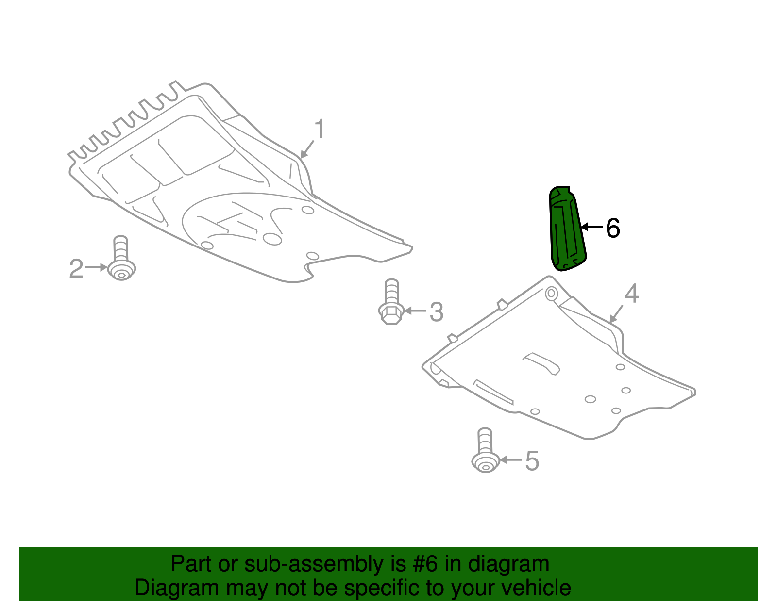 2018-2025 Volkswagen Atlas Support 3QF-825-921 | VW Direct Parts