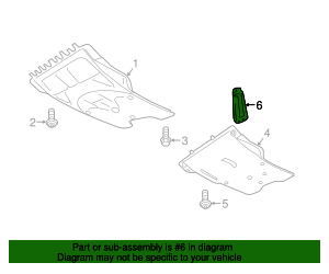 2018-2025 Volkswagen Atlas Support 3QF-825-921 | VW Direct Parts