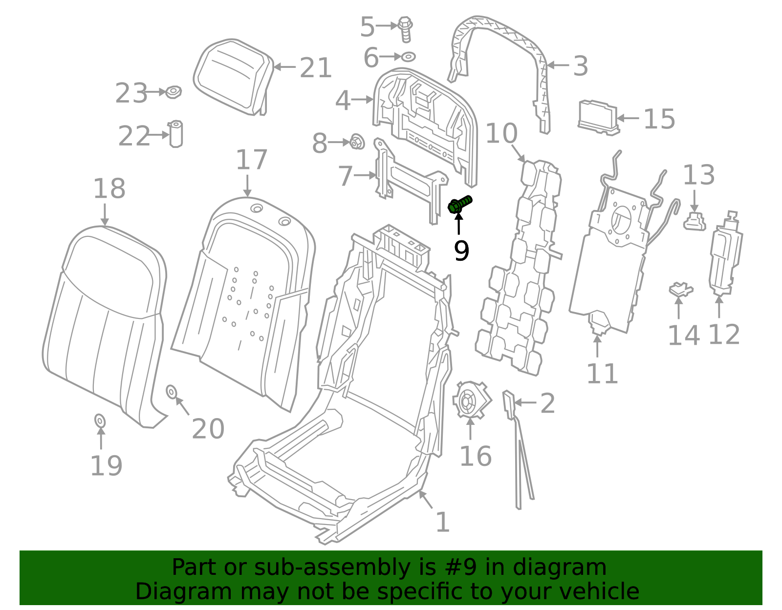 2019-2025 Audi Upper Hinge Mount Bolt N-911-280-02 | Audi USA Parts