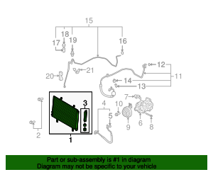 2006-2015 Toyota A/C Condenser 88460-06210 | AutoNationParts.com