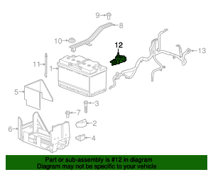 13545954 - Battery Monitor Module #13526054 - 2016-2024 GM | Findlay ...