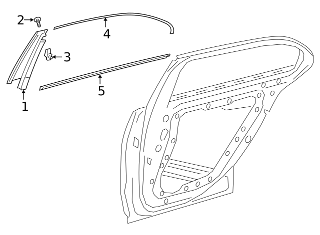 177-735-23-01 - Belt Molding 2019-2022 Mercedes-Benz | Mercedes-Benz ...