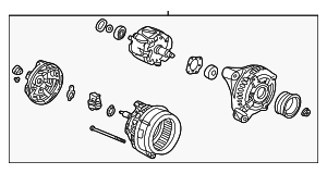 OEM 2005-2008 Honda Alternator 06311-RJA-505RM | Honda Automotive Parts