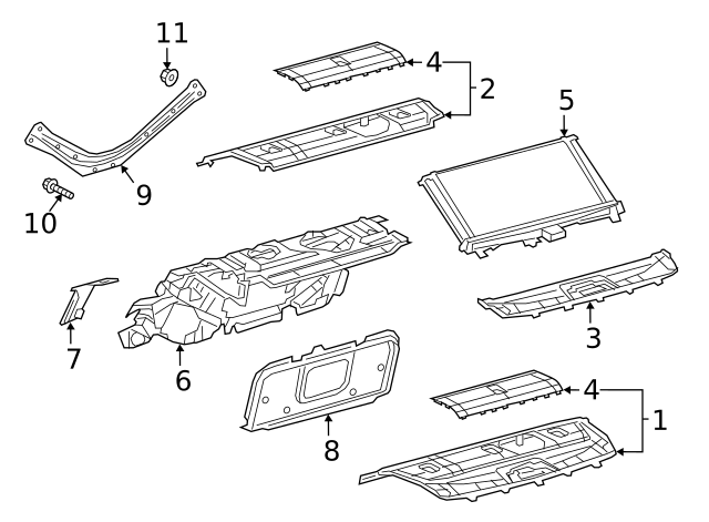 2019-2024 Lexus Insulator Silencer 64141-06020 | OEM Parts Online