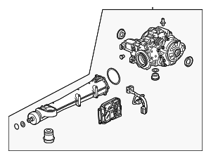 2016-2020 Buick Envision Differential Carrier 84751373 GM ...