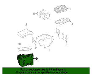 221-540-68-50-64 - Fuse Box 2011-2014 Mercedes-Benz | AutoNationParts.com
