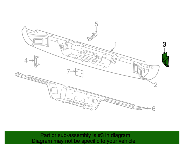 2003-2009 Dodge Bumper Assembly Mount Bracket 55077704AA | TascaParts.com