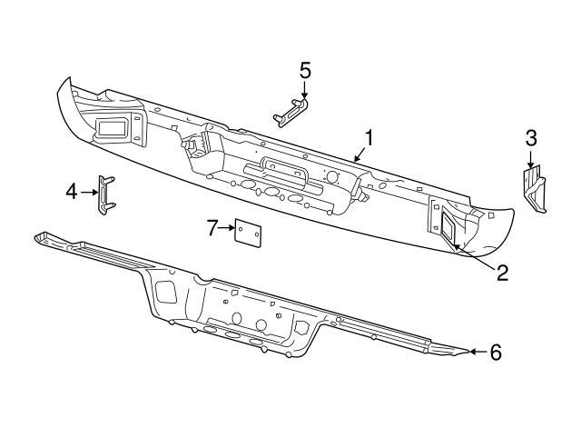 2002-2009 Dodge Bumper Assembly 55077107AN | Mopar Parts Canada