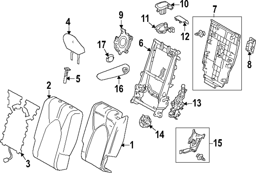 2024-2025 Toyota Grand Highlander 2024 Toyota Grand Highlander - Seat ...