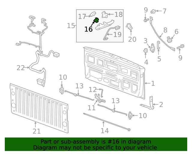 85623085 - Front View Driver Information Camera AutoNationParts.com