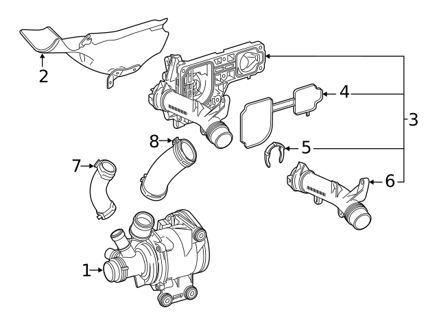 Thermostat 256-203-37-00 | Mercedes-Benz Parts