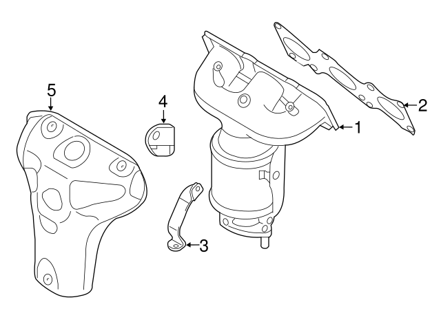 28510-3CBG0 - Exhaust Manifold 2011-2013 Kia Sorento | Kia.Parts Store