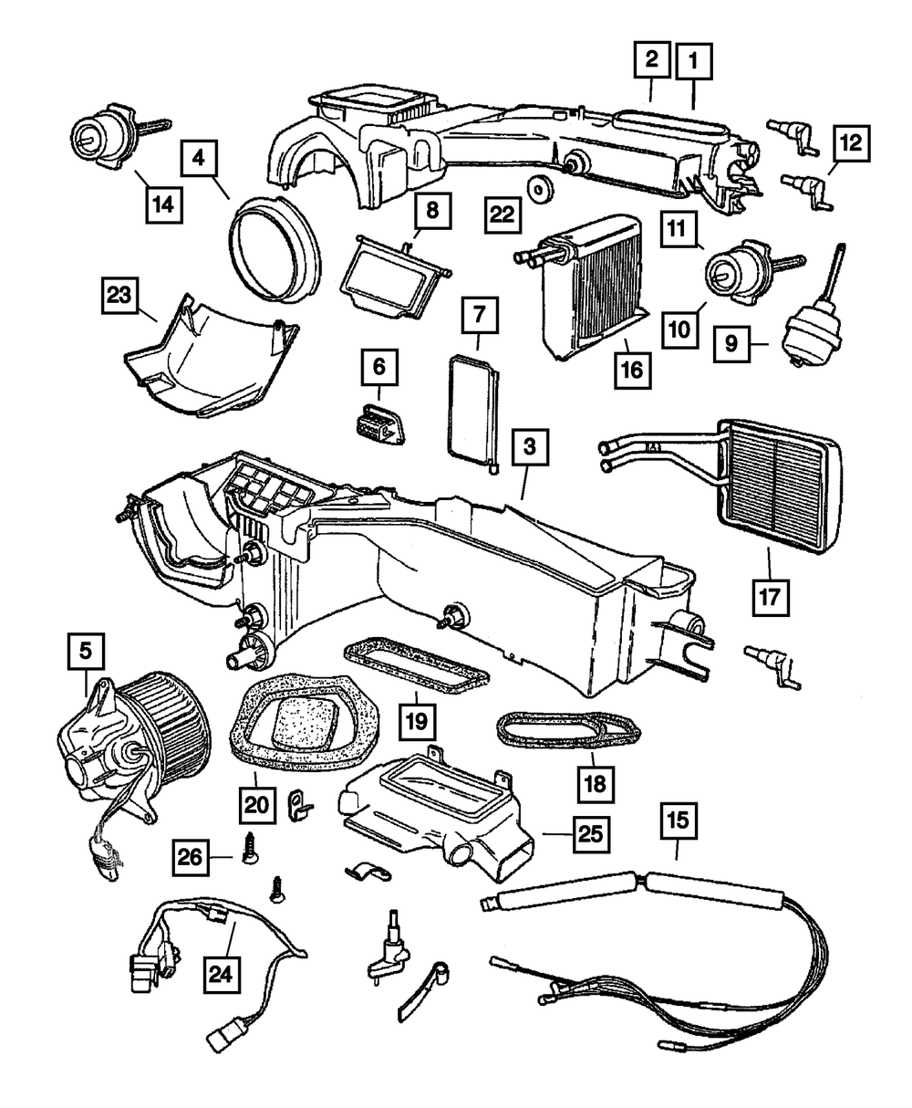 4864957 - Blower Motor Resistor 2001-2006 Jeep | Mopar Factory Parts