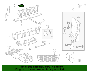 2012-2015 Scion iQ Anchor Cover 73717-74010-C0 | Toyota Parts Center