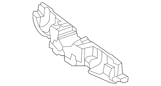 2012-2016 Mercedes-Benz Energy Absorber 172-885-24-37 | MB OEM Parts