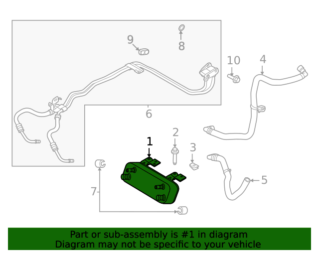 MB3Z-7A095-A - Trans Cooler - 2021 Ford Bronco | Lasco Auto Parts