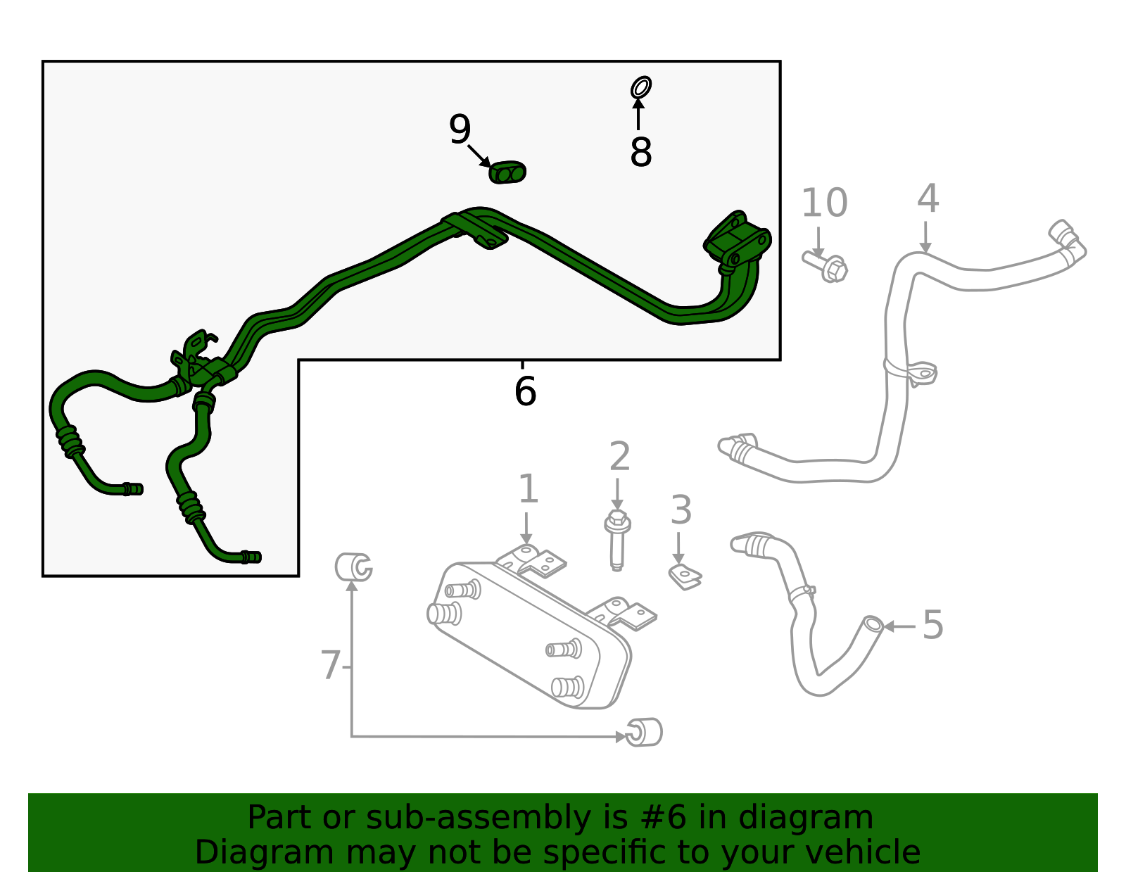 MB3Z-7R081-D - Cooler Pipe 2021-2024 Ford | Big 3 Auto Parts