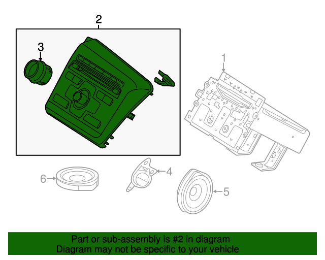 2013 Honda Civic Radio Module Interface 39170-TT1-A41 | Honda Factory Parts
