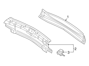 8W9-813-331-TA - Rear Body Reinforced 2017-2023 Audi A4 allroad | Audi ...