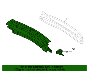 8W9-813-331-TA - Rear Body Reinforced 2017-2023 Audi A4 allroad | Audi ...