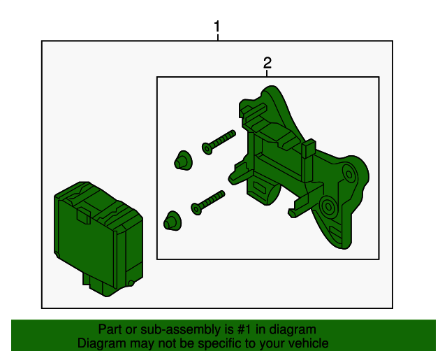 2016-2018 Volkswagen Jetta Radar Sensor 5C0-907-561 | VW Direct Parts