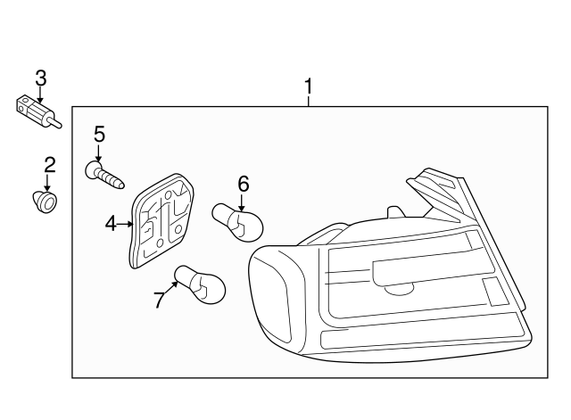 8K9-945-096-E - Tail Lamp Assembly 2013-2016 Audi allroad | Audi OEM Parts