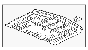 2016-2020 Chevrolet Camaro Front Compartment Air Deflector 23329707 GM ...