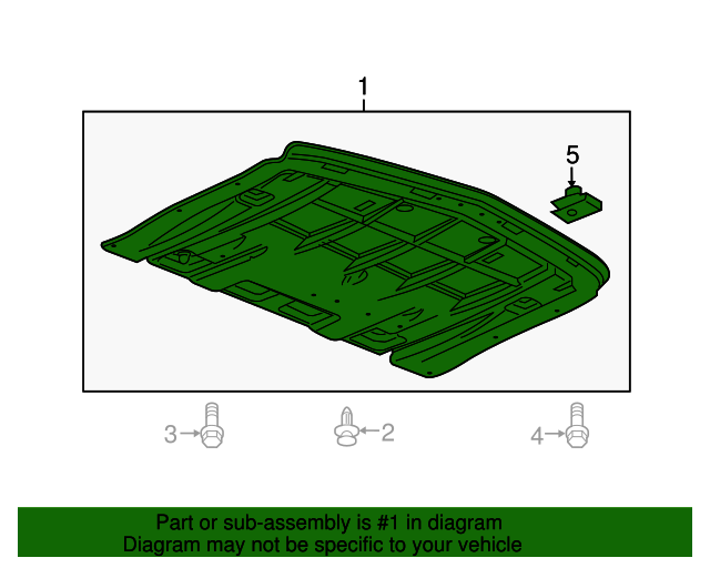 2016-2023 GM Plate (Replaces Part Number 23379353) 84074098 GM ...