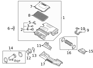 28212-BY100 - Connector Tube - 2021-2023 Hyundai Elantra | World OEM ...